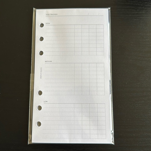 Cloth & Paper | Office | Nwt Cloth Paper Kanban Task Tracker Inserts ...